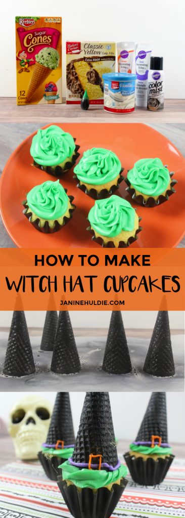 Halloween Witch Hat Cupcakes - Confessions of A Mommyaholic