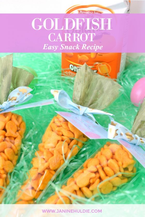 Easy Goldfish Carrot Snack Treats Tutorial with FREE Printable