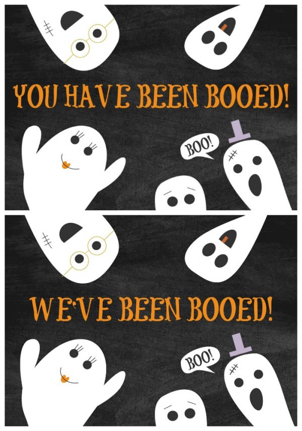 You Have Been Booed This Halloween with FREE Booing Printables