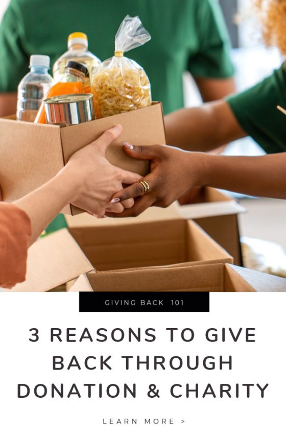 3 Reasons To Give Back Through Donation And Charity