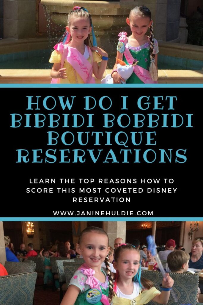 How Do I Get Bibbidi Bobbidi Boutique Reservations - Just a Mom's World